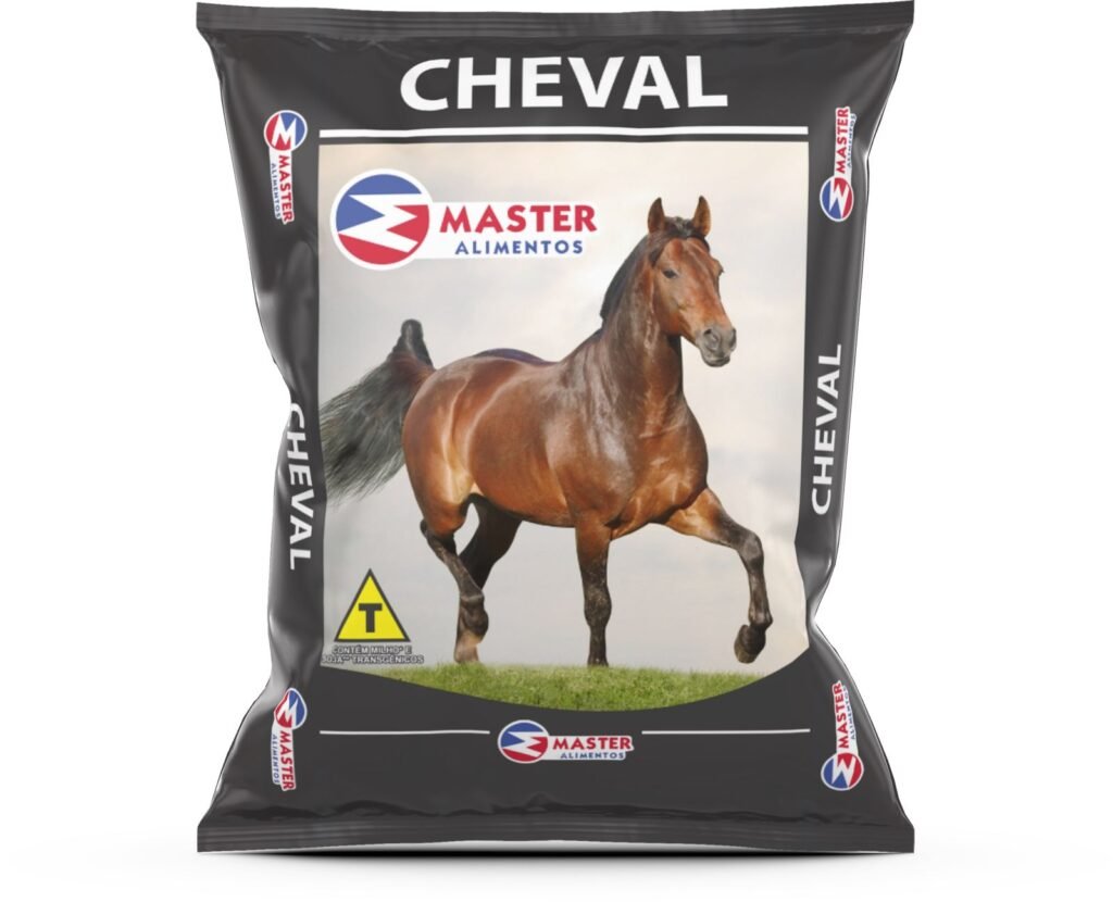 Ração Master – equinos Cheval 15% melacada e laminada com aveia 40kg ...